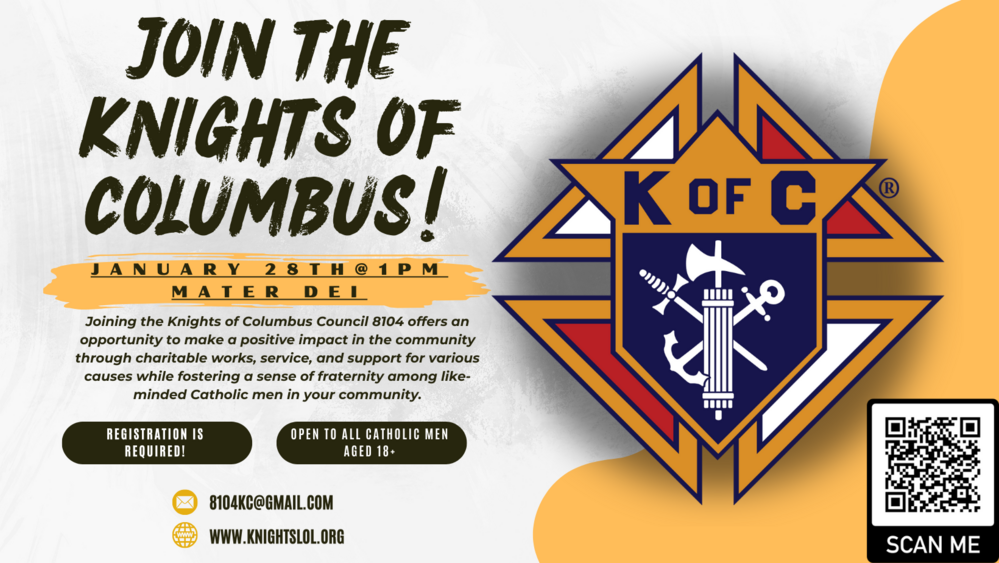 Join the Knights of Columbus! - Our Lady of the Rosary Catholic Church - Land O Lakes, FL